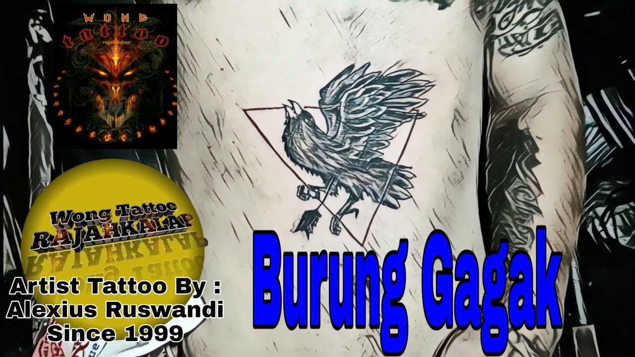 11 06 2020 tattoo burung Gagak // Wong Tattoo Rajahkalap - YouTube