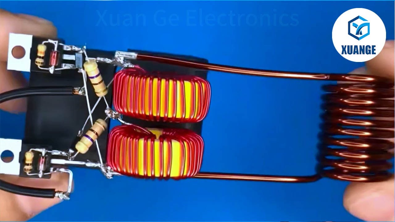 DIY electromagnetic induction heater - YouTube
