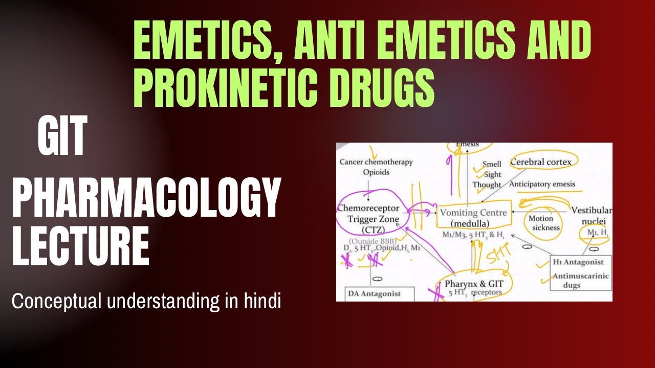 Emetics, anti emetics and pro kinetic drugs . Gastrointestinal tract ...