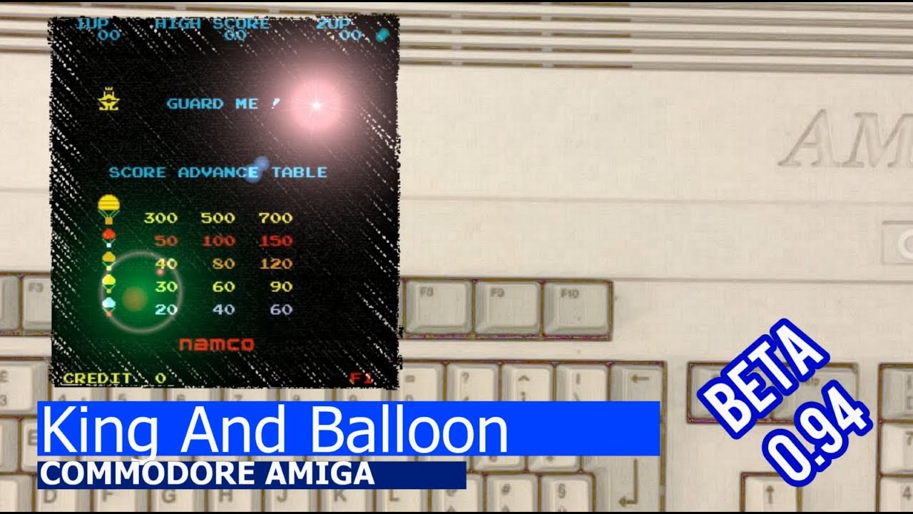 Commodore Amiga -=King And Balloon=- beta v0.94 - YouTube