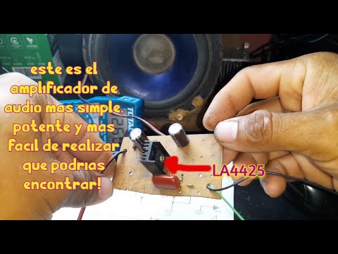 amplificador monofónico de 5W con un LA4425 | un amplificador casero ...