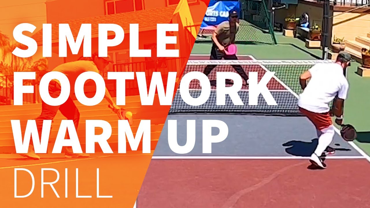 A Simple Warm Up Pickleball Drill for Footwork - YouTube