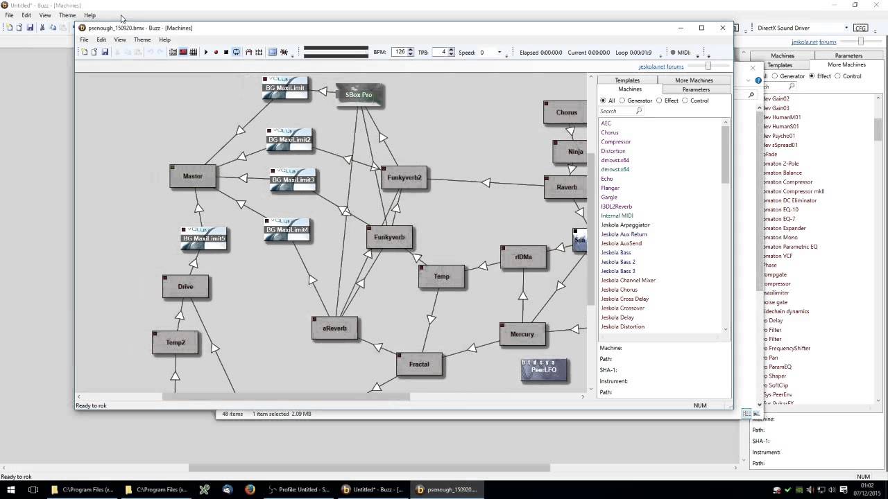 drones in Jeskola Buzz 151207 - YouTube