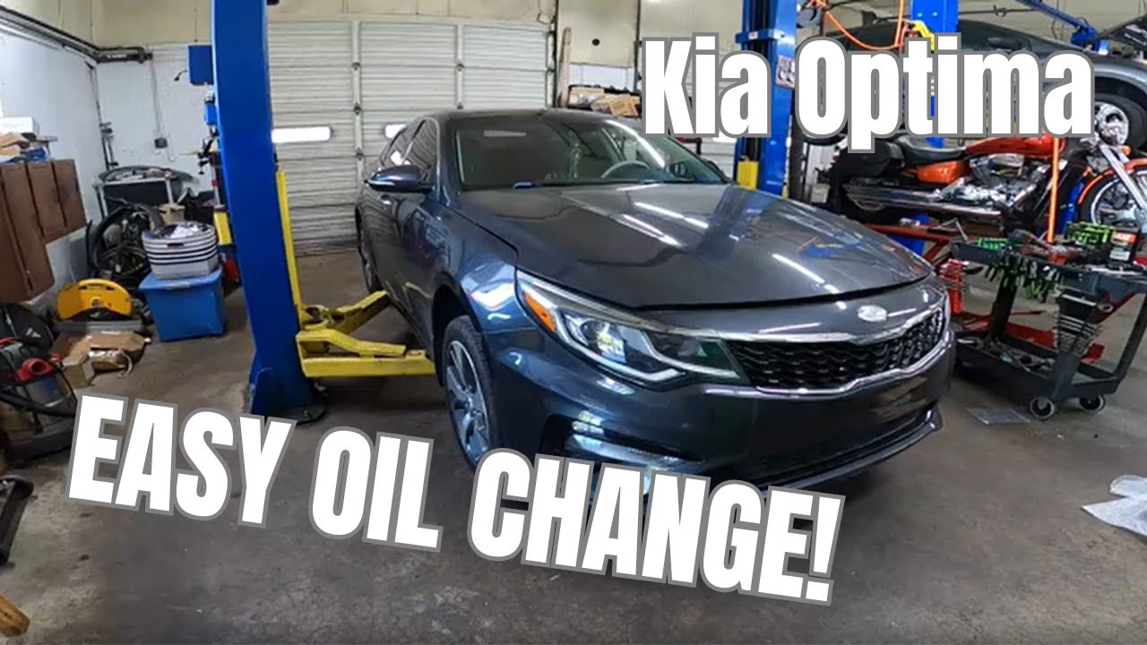 2019 Kia Optima Oil Change for Dummies - YouTube