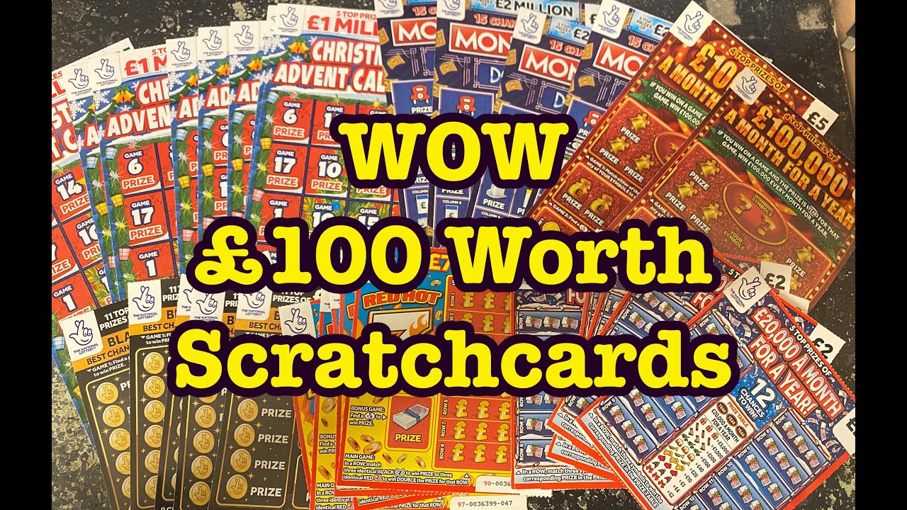Big Video £100 worth of Scratchcards - YouTube