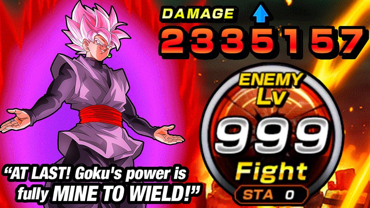 Dokkan Battle Stage 999 Of (Epitome Of Sublime Beauty) Goku Black's EZA ...