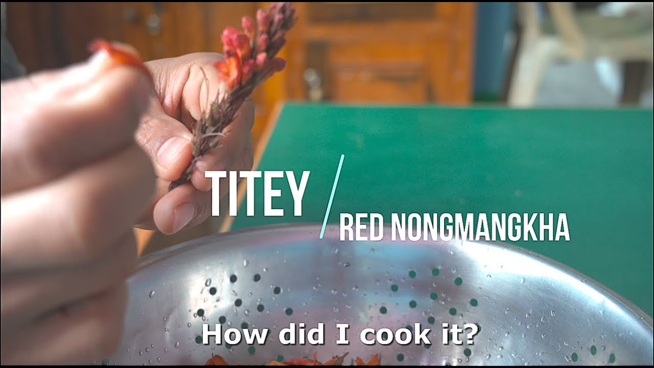 How did I cook Titey Red Nongmangkha - YouTube