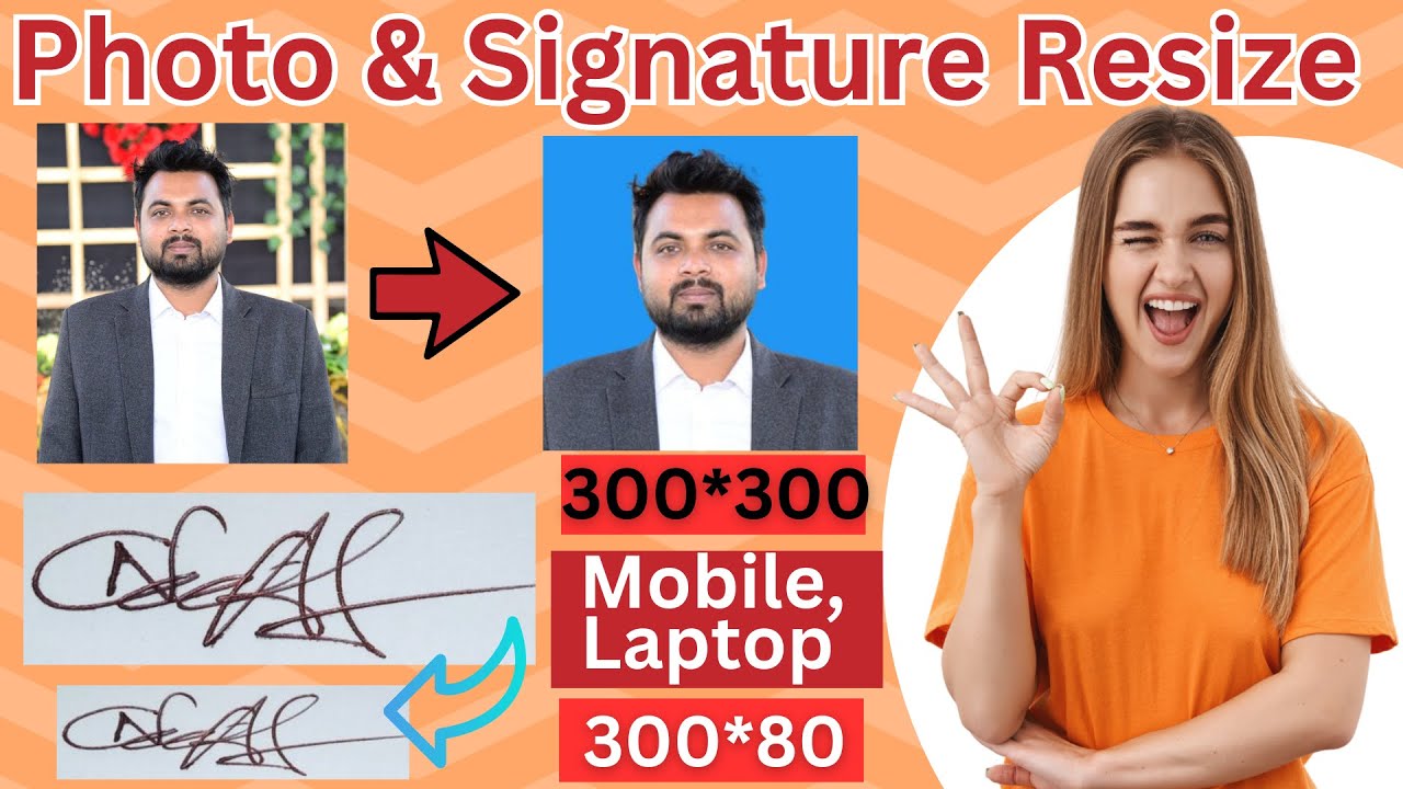 How to Resize Photo and Signature - Photo & Signature Resize - Job ...