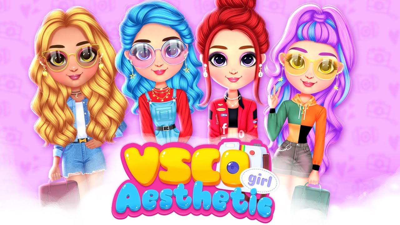 VSCO Girls Aesthetic - Princess Dress Up Games - YouTube