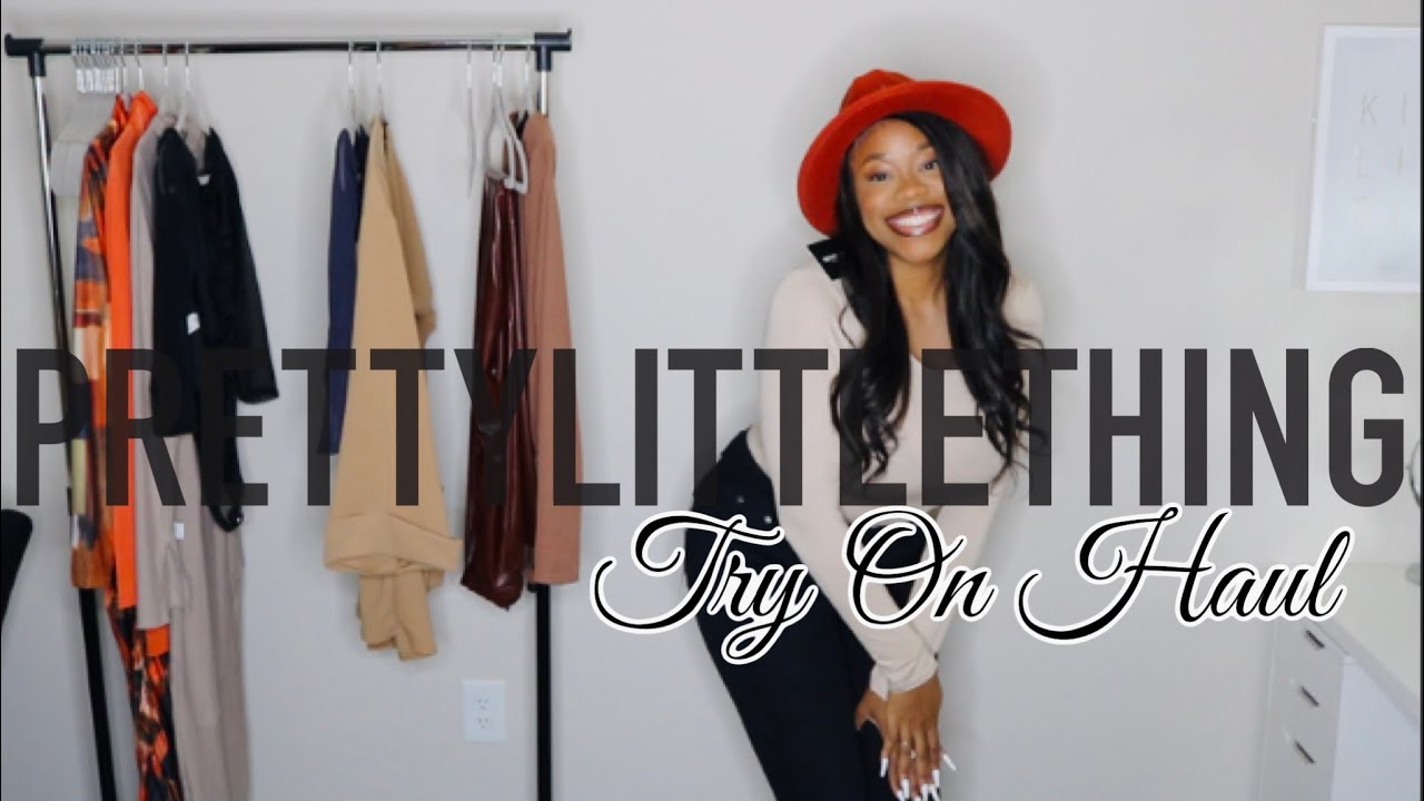 SIMPLE STYLE CLOTHING PIECES | PrettyLittleThing Try-On Haul - YouTube