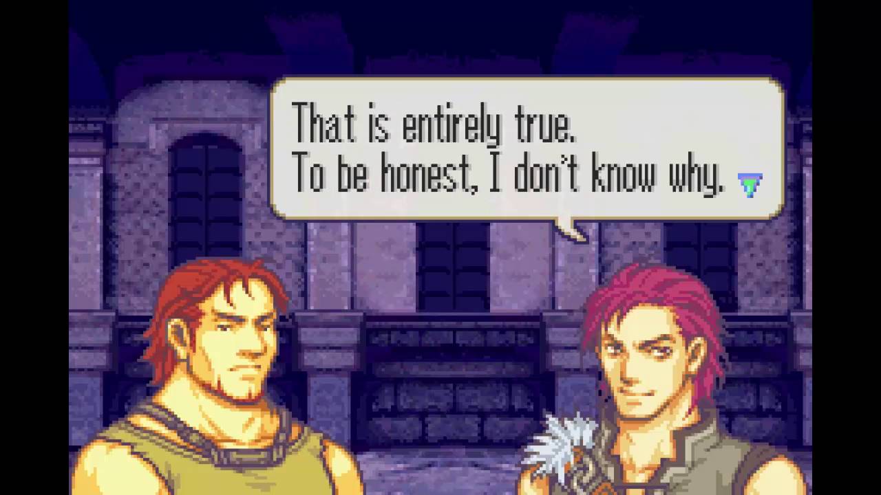 Fire Emblem: Blazing Sword - Geitz & Dorcas Support - YouTube