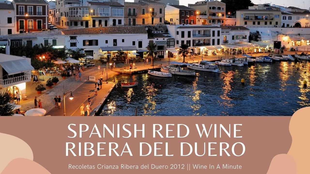 Spanish Red Wine Ribera del Duero - YouTube