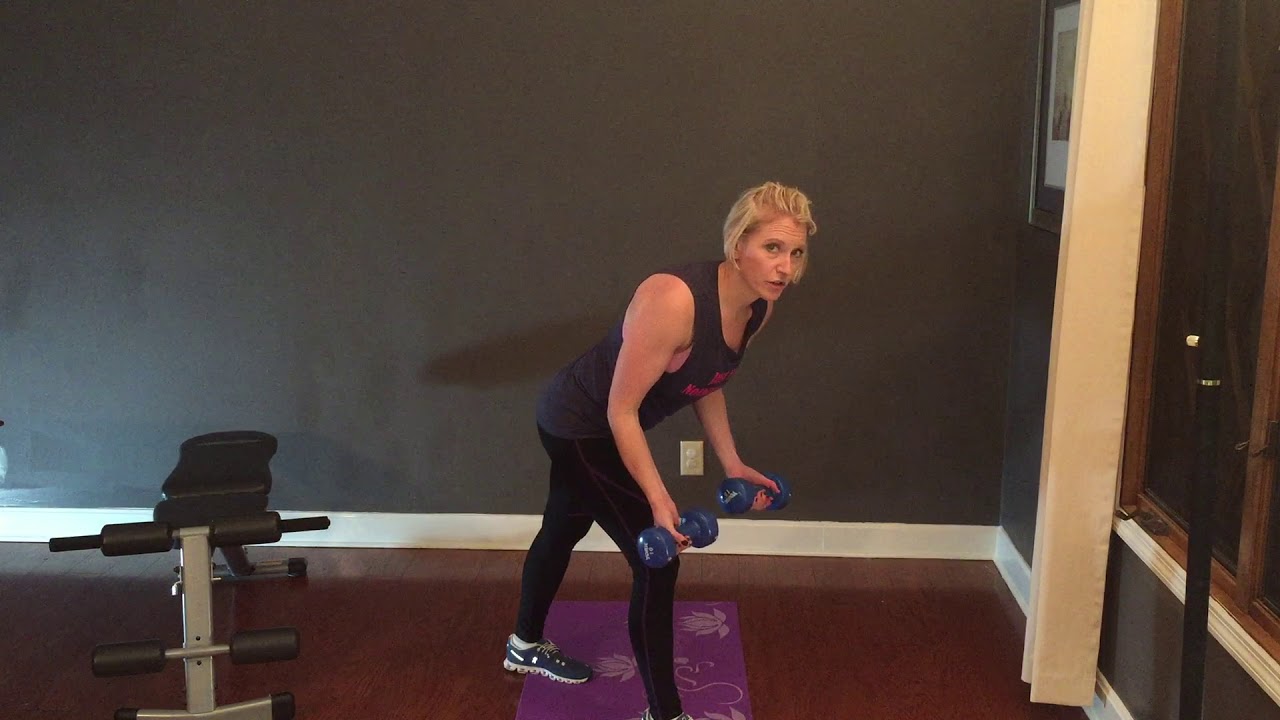 Bent Over Reverse Row w/ Bicep Curl - YouTube