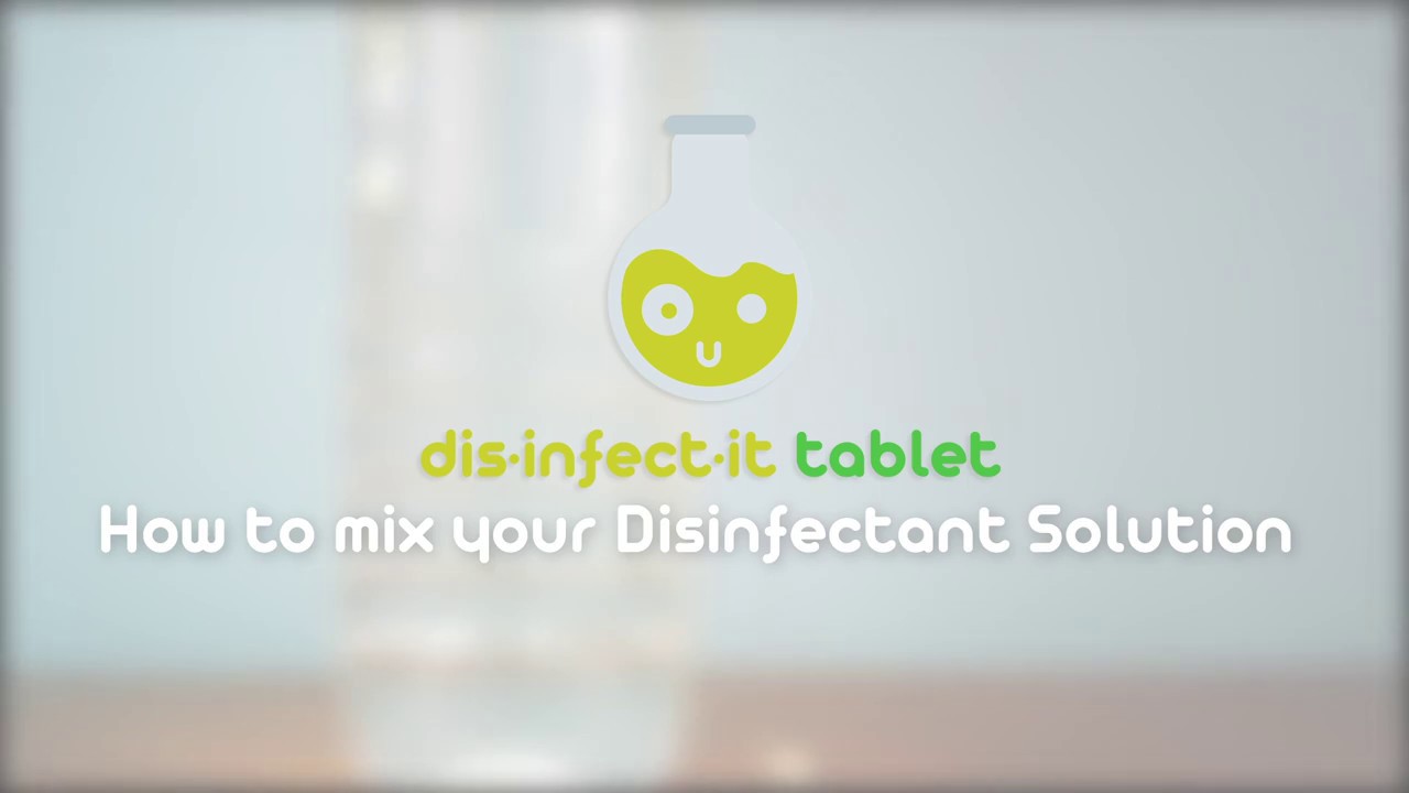 How to use dis·infect·it tablet - YouTube