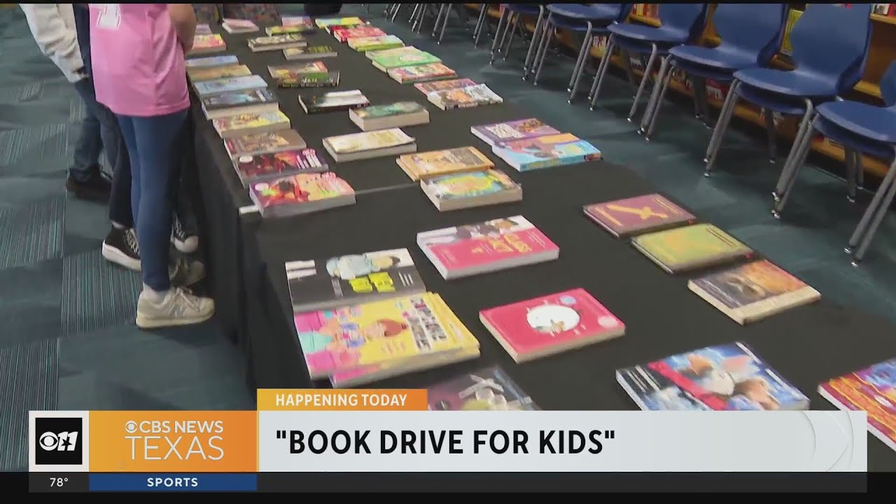 Book Drive for Kids continues Friday across North Texas - YouTube