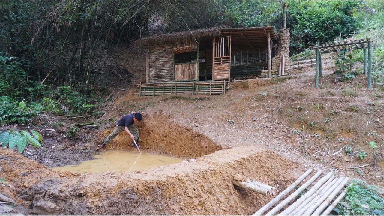 Digging fish ponds, repairing stoves. Sowing fruit seeds, tending ...
