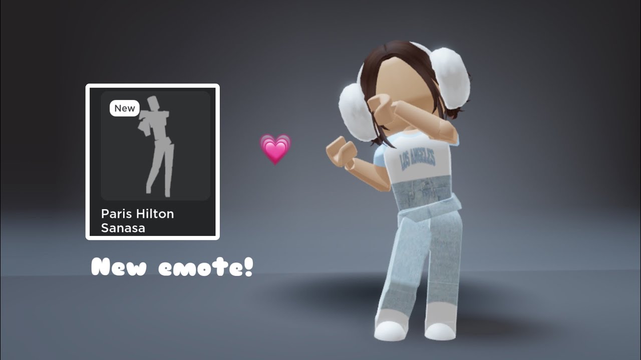 New emote on Roblox! 💞💅🏻👯‍♀️ - YouTube