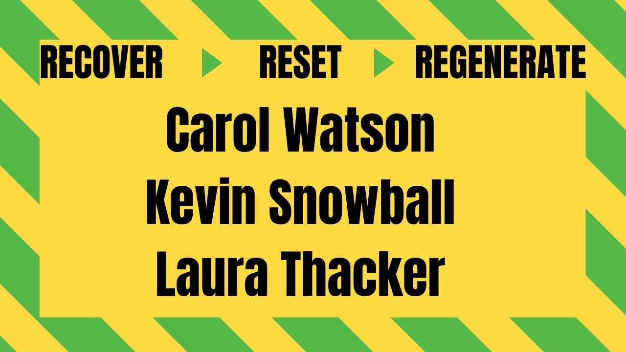 RRR Conference RECOVER - Carol Watson, Kevin Snowball & Laura Thacker ...