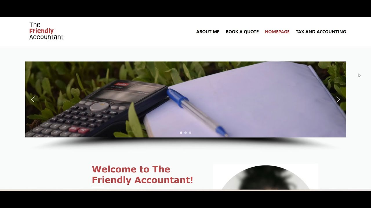 The Friendly Accountant web showcase - YouTube