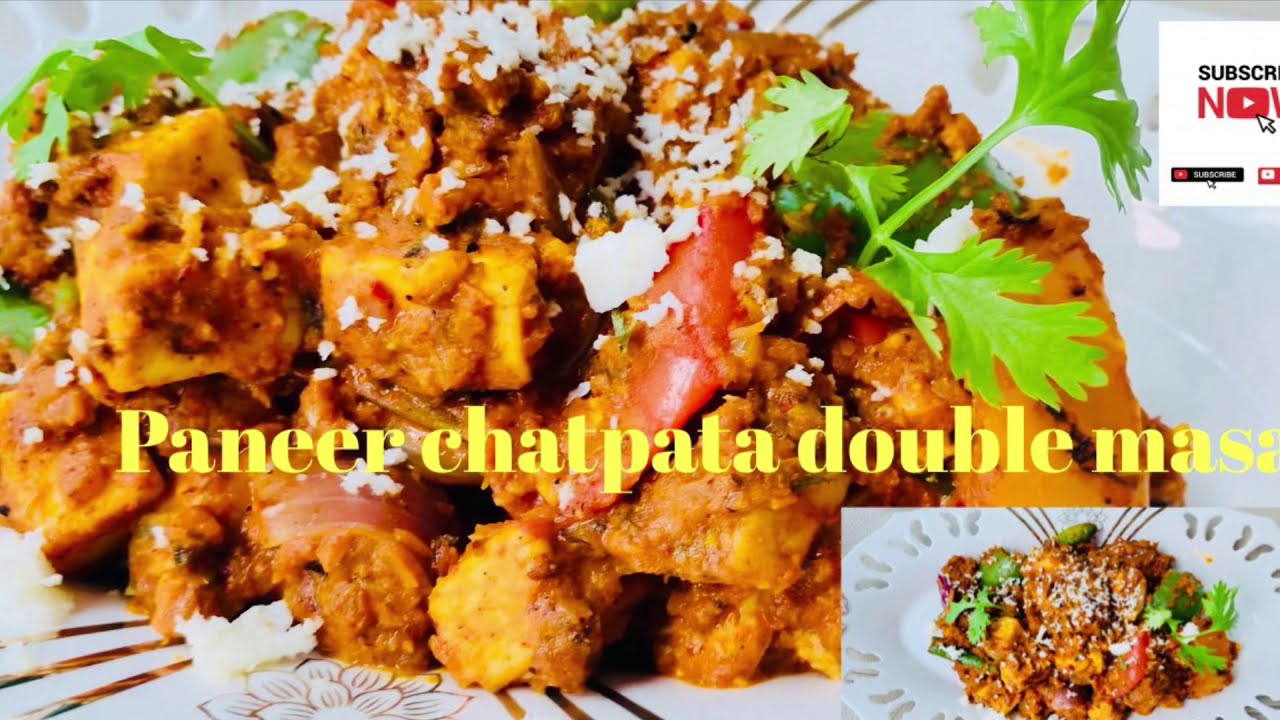 Paneer chatpata double masala🥗 delicious..tasty yummm paneer 🔥 - YouTube