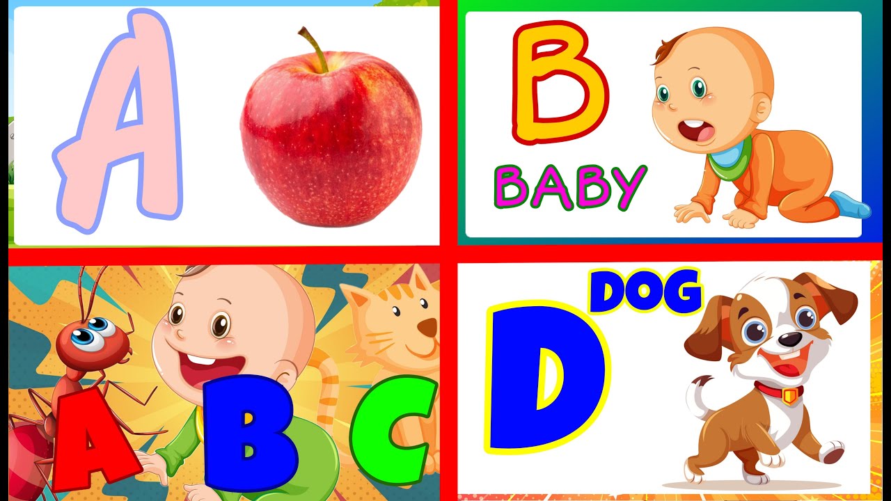 Letters of Alphabet Compilation | A, B, C, D, E, F, G | My Moon Family ...