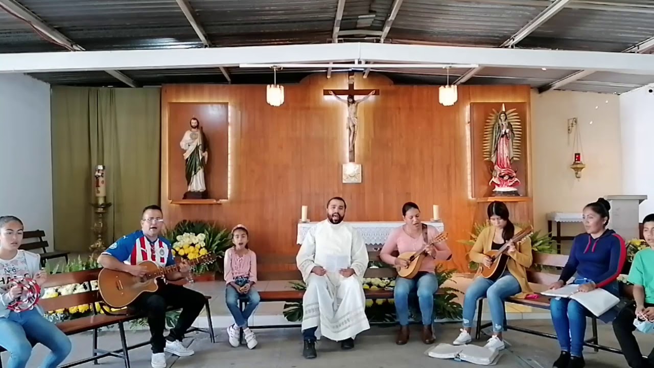 CANTO DE COMUNION- AL COMULGAR CON EL CORO CRISTO RESUCITADO - YouTube