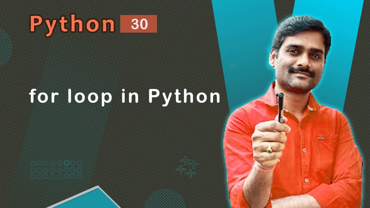 for Loop in python - Python Tutorial 30 🚀 - YouTube