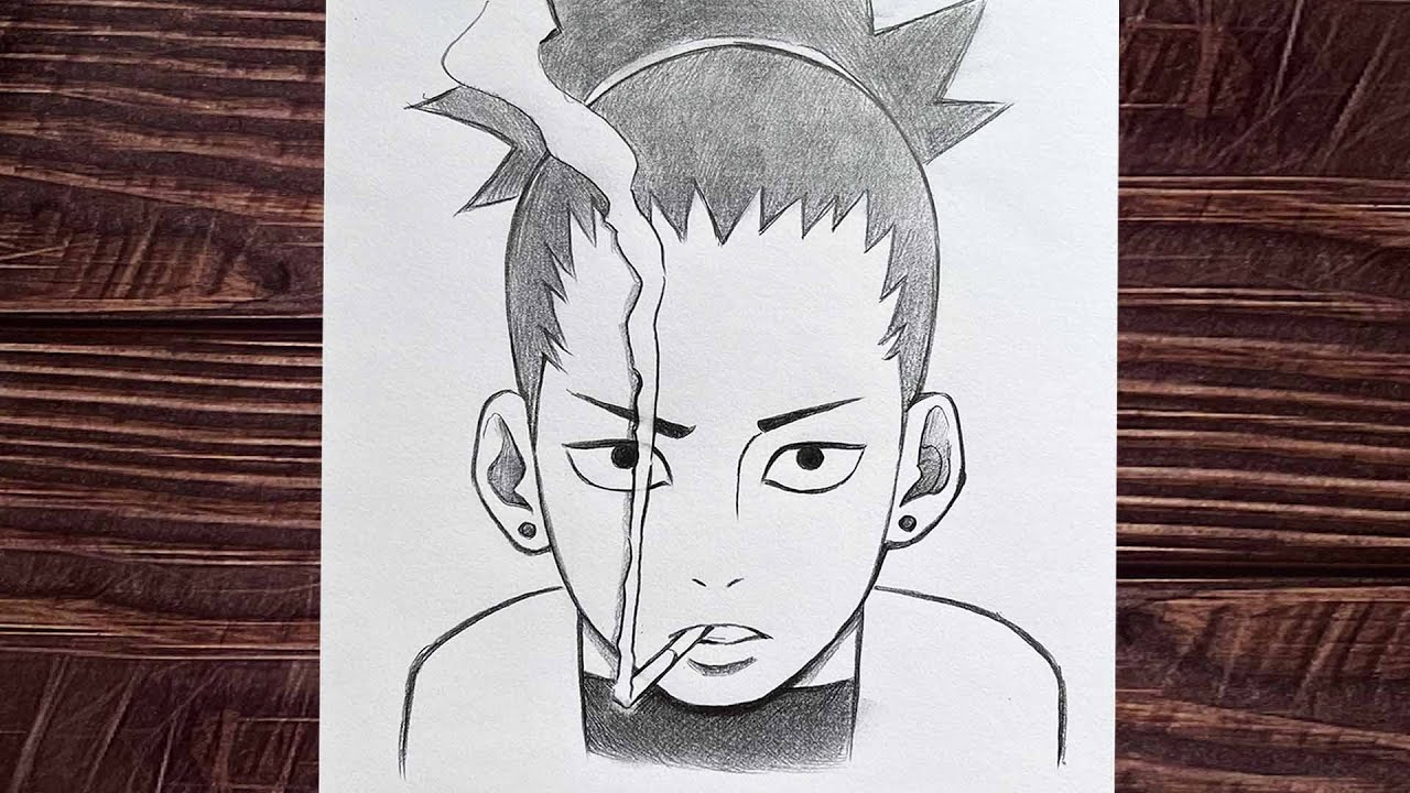 How to draw Shikamaru Nara - [Naruto] | Easy to draw - YouTube