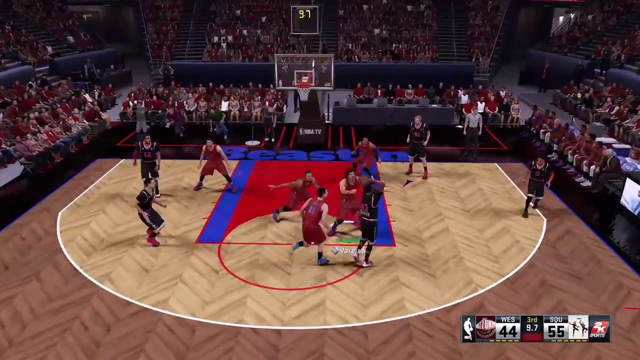 NBA 2K16 HALF COURT SHOT!!!!! - YouTube