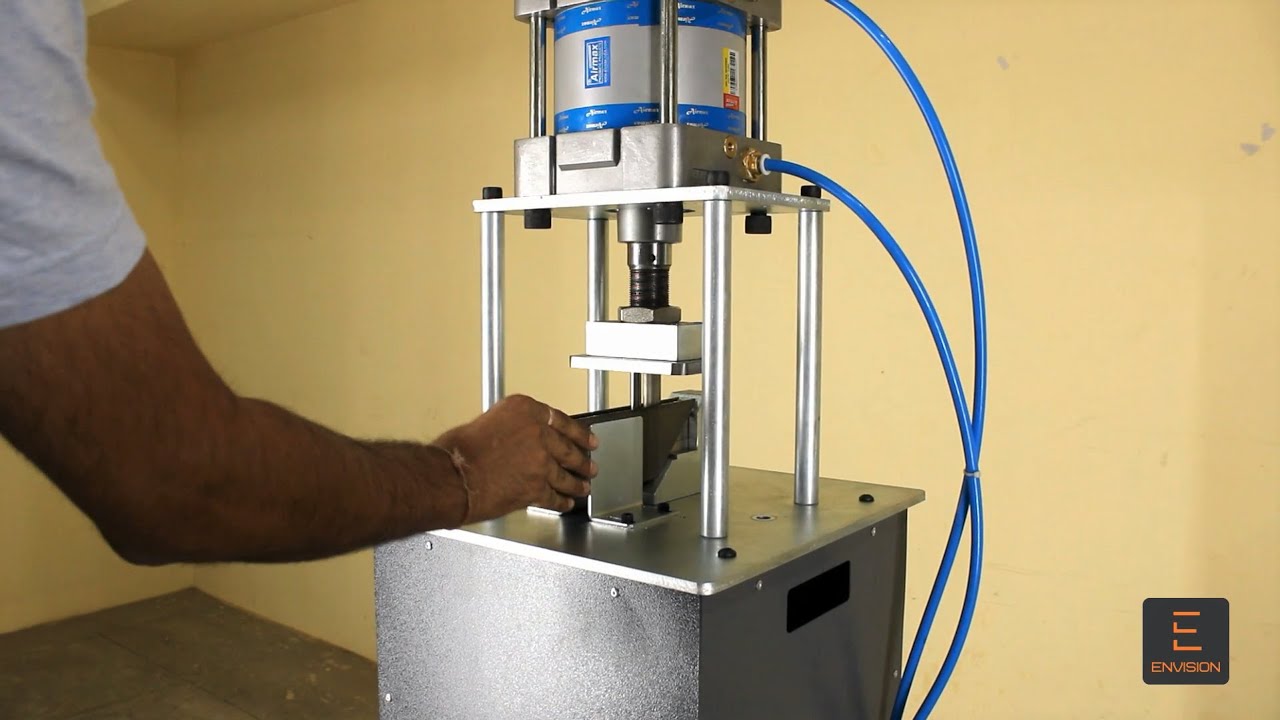 Domal Punching Machine | Semi automatic | 8105035162 - YouTube