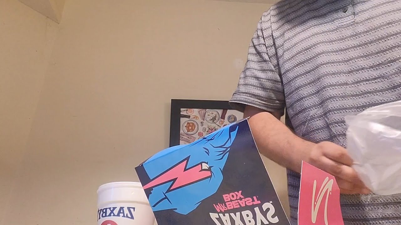 Reviewing The Mr. Beast Box From Zaxby's - YouTube