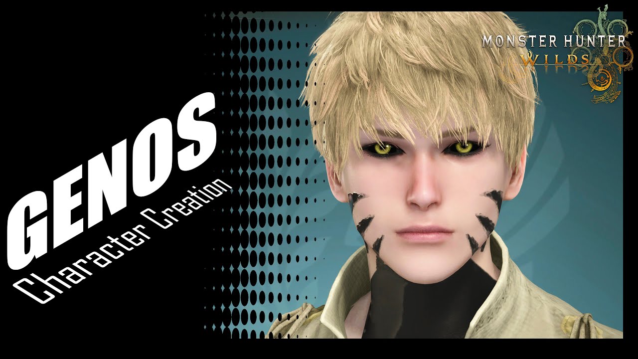Monster Hunter Wilds 魔物獵人荒野 - Genos 傑諾斯 - Character Creation 角色捏臉 - YouTube