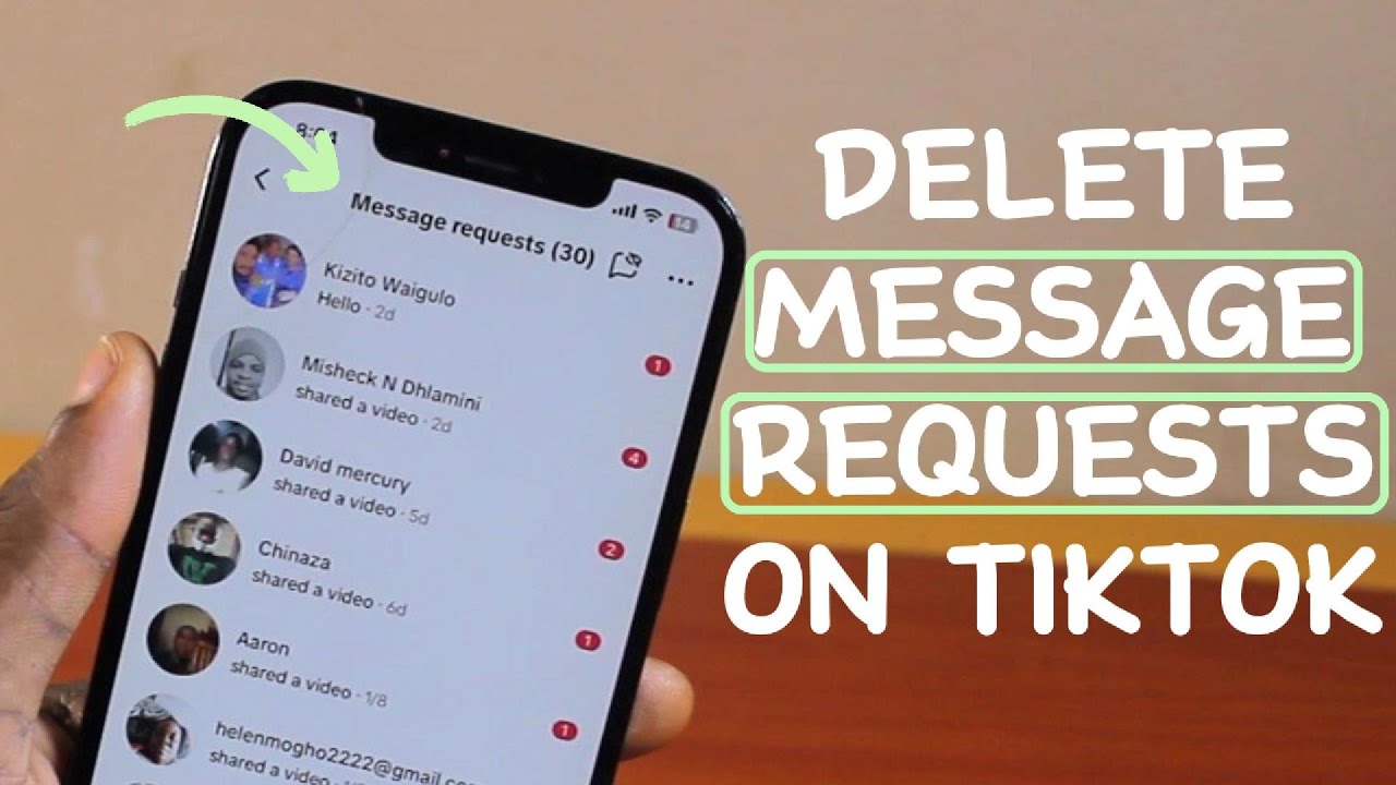 How to Delete Message Requests on TikTok - YouTube