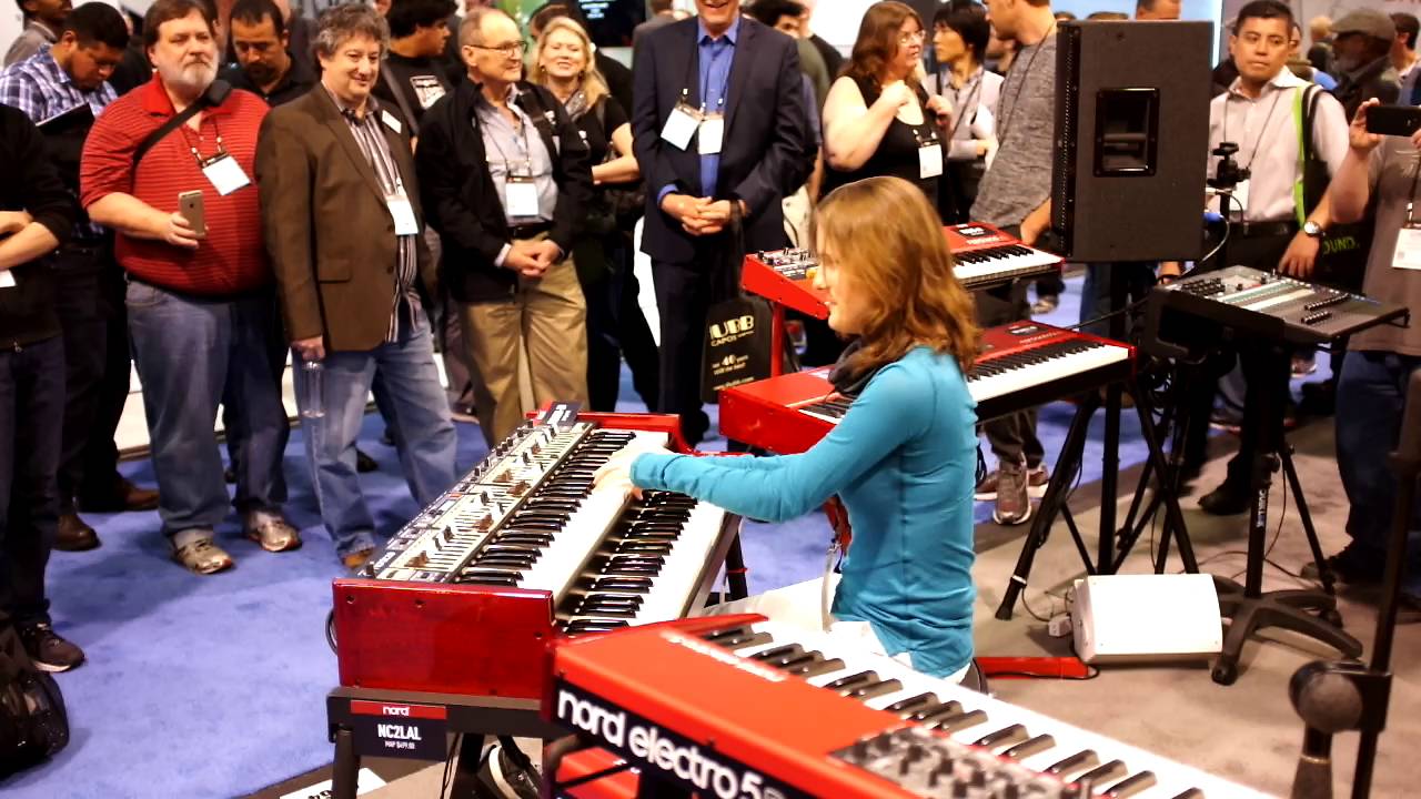 Rachel Flowers @ Namm 2015 - Playing Foreplay/Long Time by Boston ...
