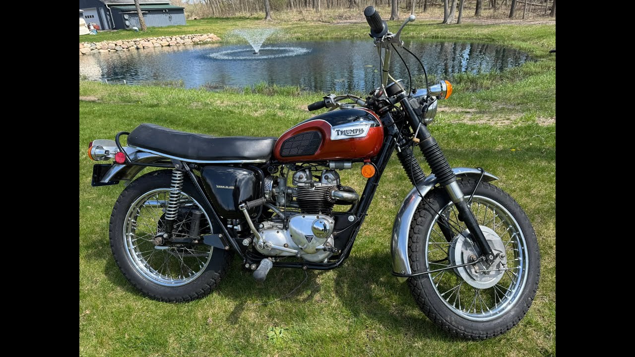 For Sale fully restored Triumph Trophy 500 T100-C - YouTube