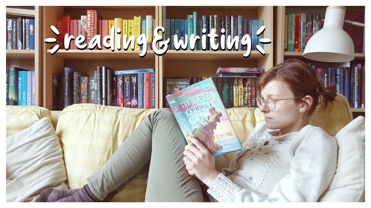 Reading A Calming Book ☁️ [reading&writing vlog] - YouTube