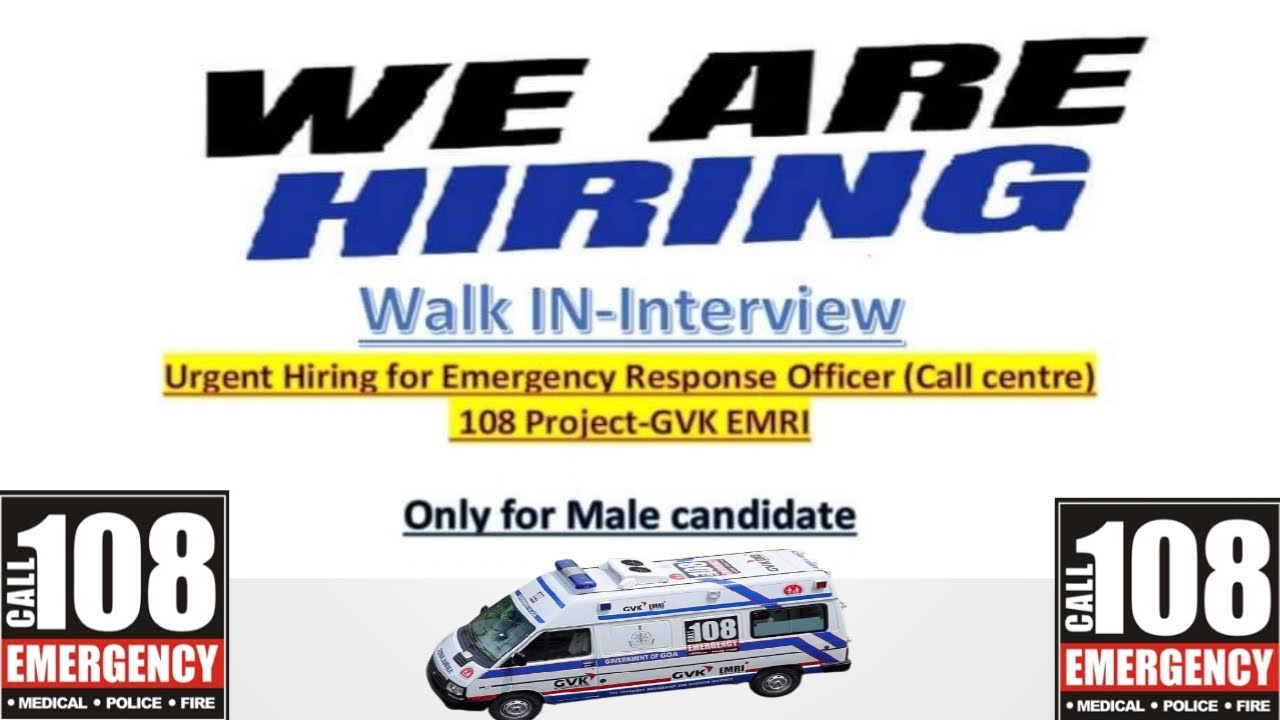 UP 108 Call Centre Vacancy 2021 | POST - 108 ERO Up Vacancy 2021 | New ...