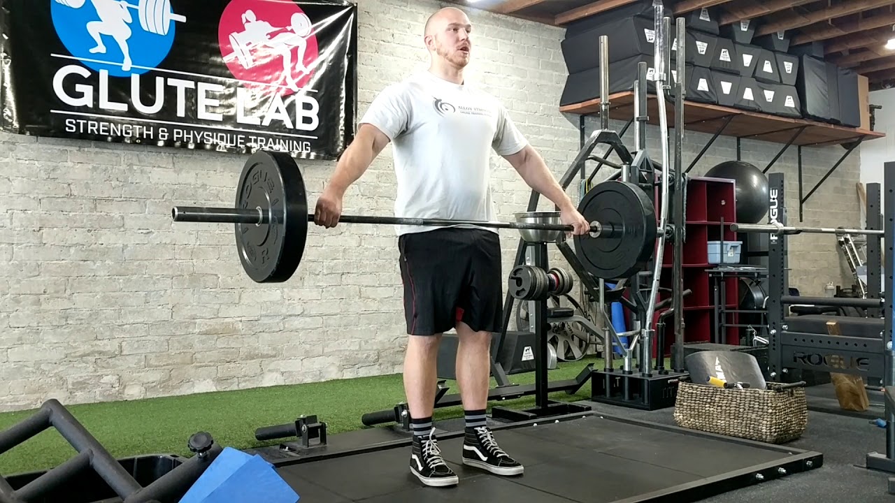 Barbell Snatch Grip Pause RDL - YouTube