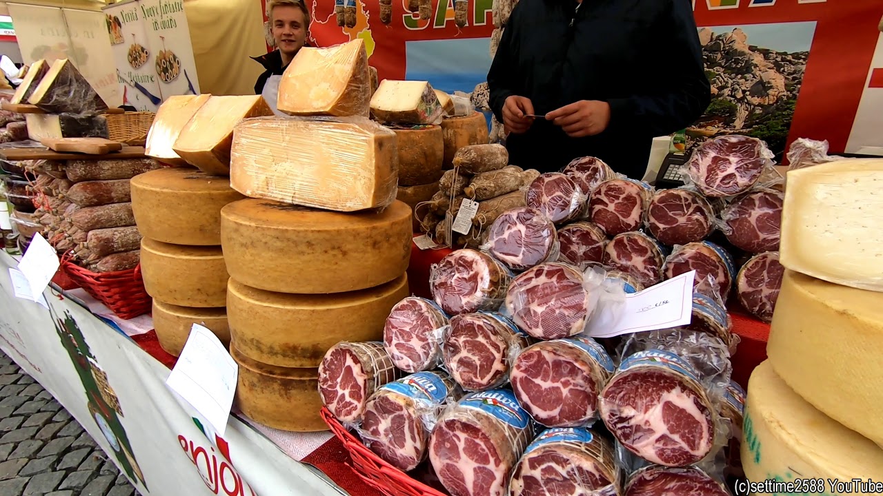 Italian Food Fair in Prague, Czech Republic. A Walk Around the Stalls ...