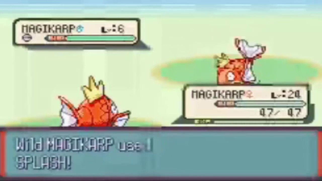 Magikarp Used Splash - YouTube