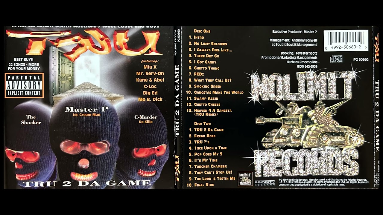 TRU (8. WHAT THEY CALL US - TRU 2 DA GAME OG CD 1997 - MASTER P)(C ...