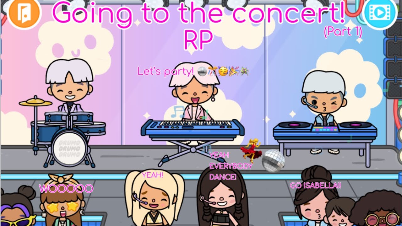 Part 1 of Going To The Concert 🎶 Toca Life Story |Toca Boca - YouTube