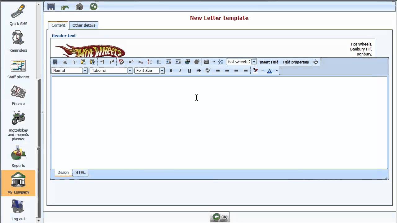Applying standard headers and footers to stationery - YouTube