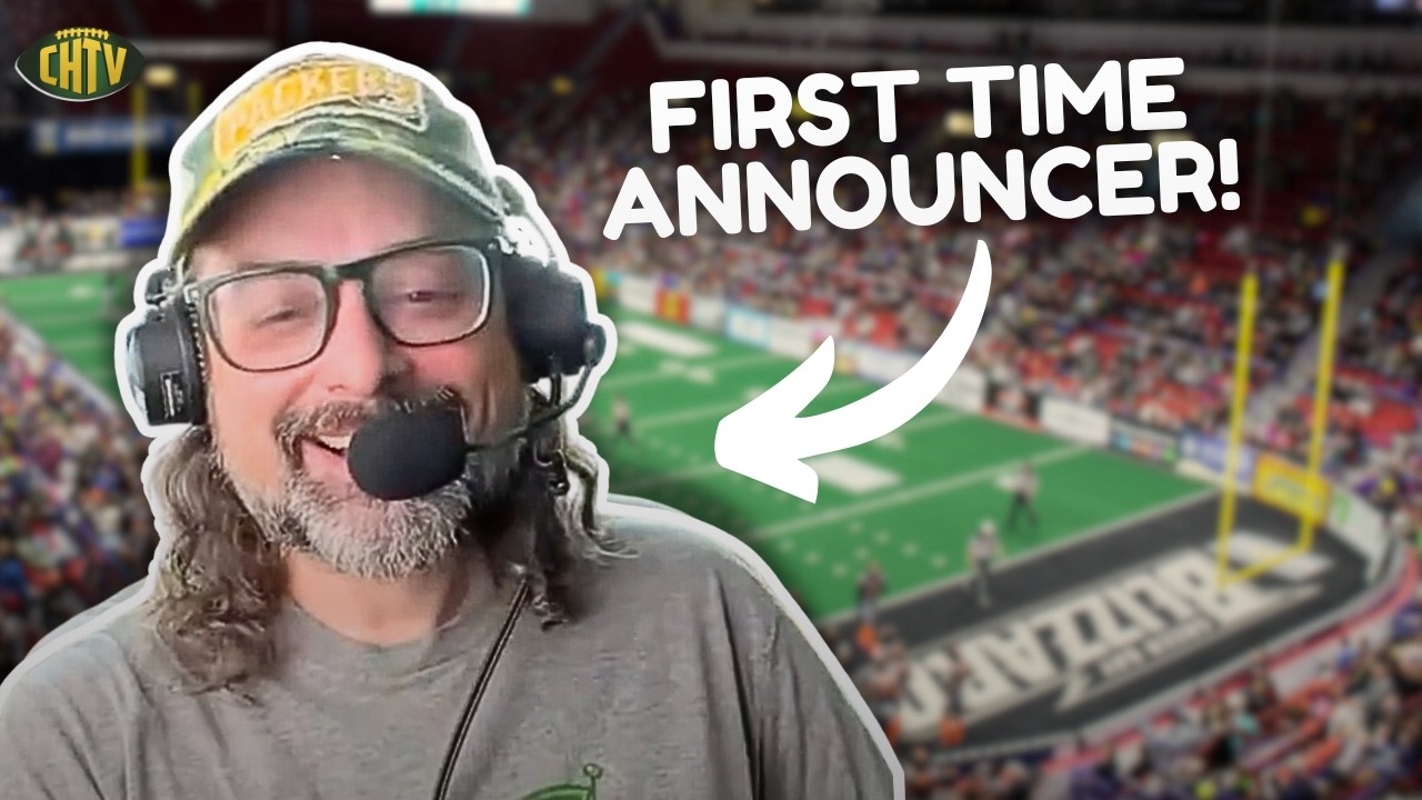 a football play by play announcer with 0 experience - YouTube