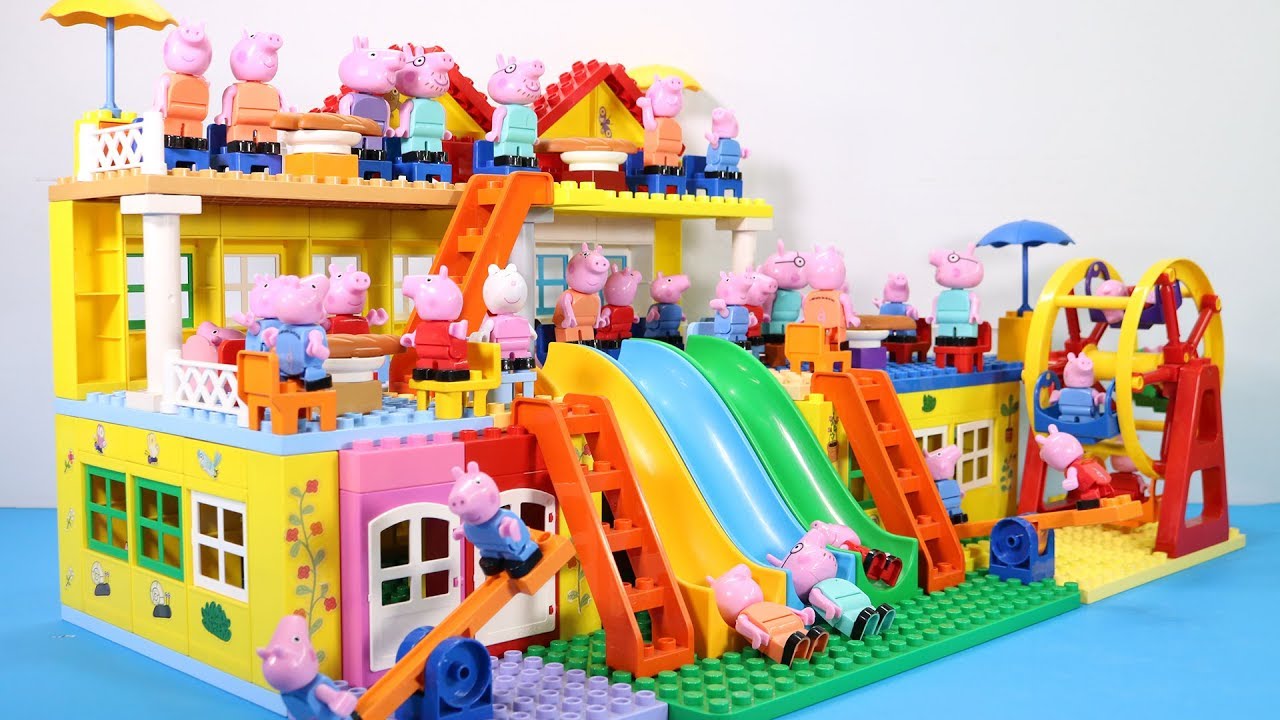Lego House Creations - Lego House With Water Slide #3 - YouTube