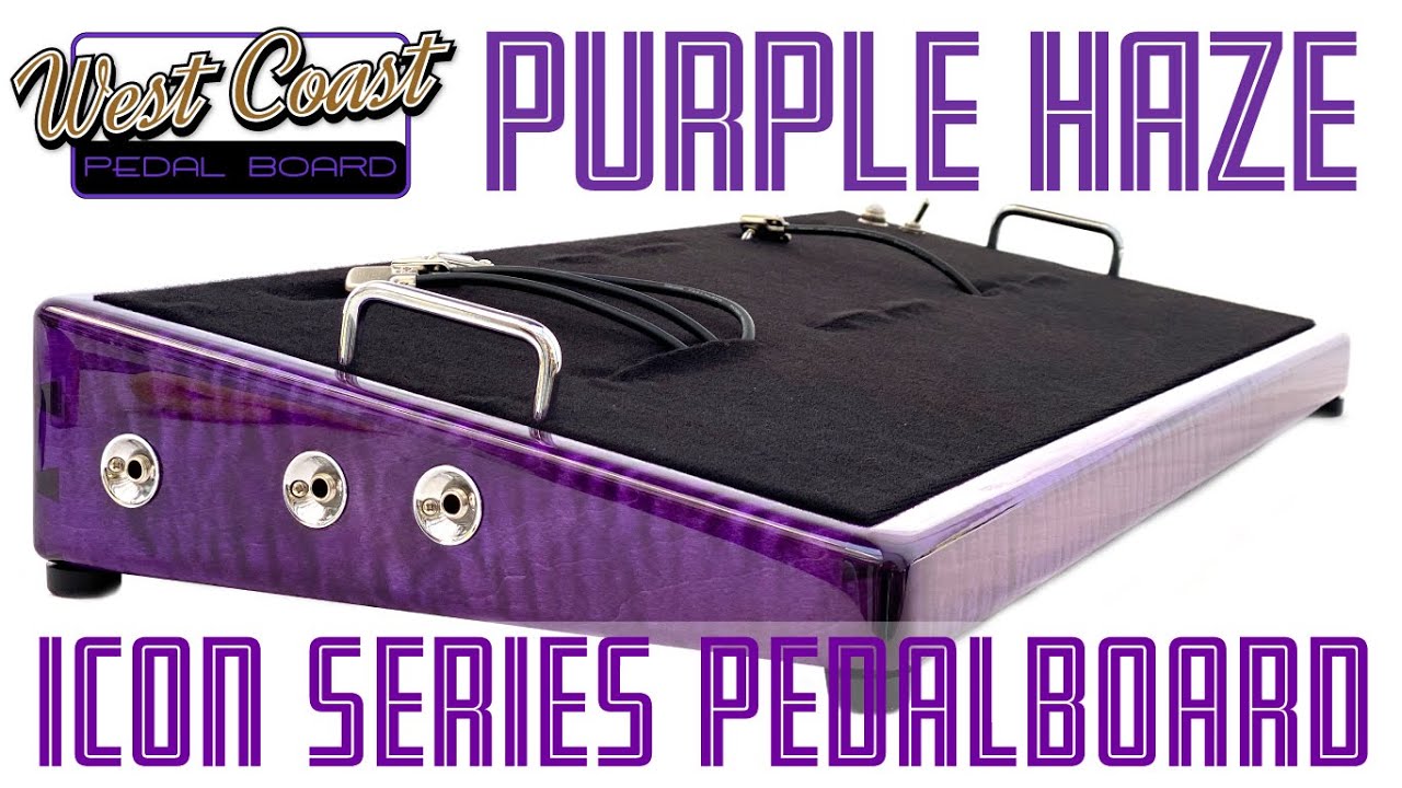 Icon Series Purple Haze Pedalboard #iconseriespedalboard #pedalboard # ...