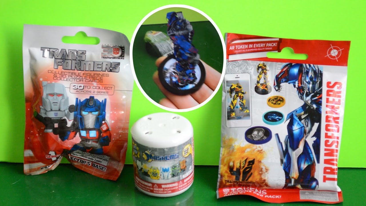 Transformers toys blind bags and Mashems w/ HOLOGRAM 4 Age of ...