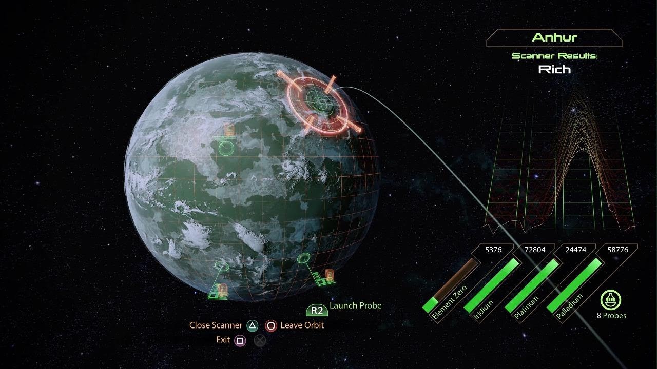 Mass Effect 2 Legendary Edition Planet Scanning - YouTube