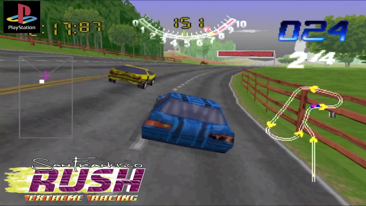 San Francisco Rush - Extreme Racing _ PS1 Gameplay ( ePSXe ) - YouTube