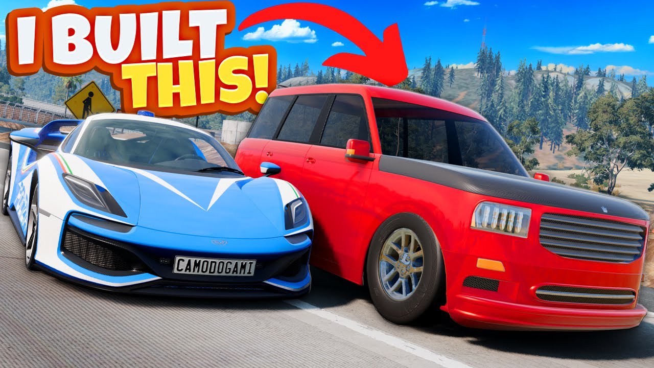 DUMB 1,300HP SUV Police Chase Build in Automation! (BeamNG Drive) - YouTube